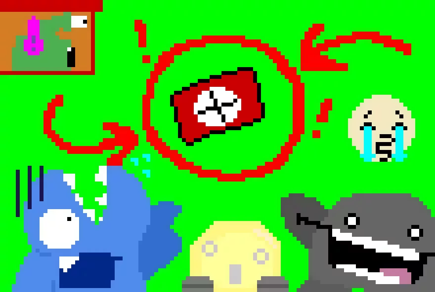 Idk who made the challenge pixel art