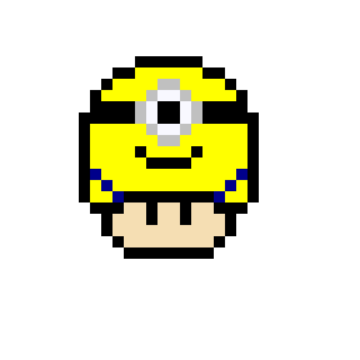 Mushroom minion pixel art
